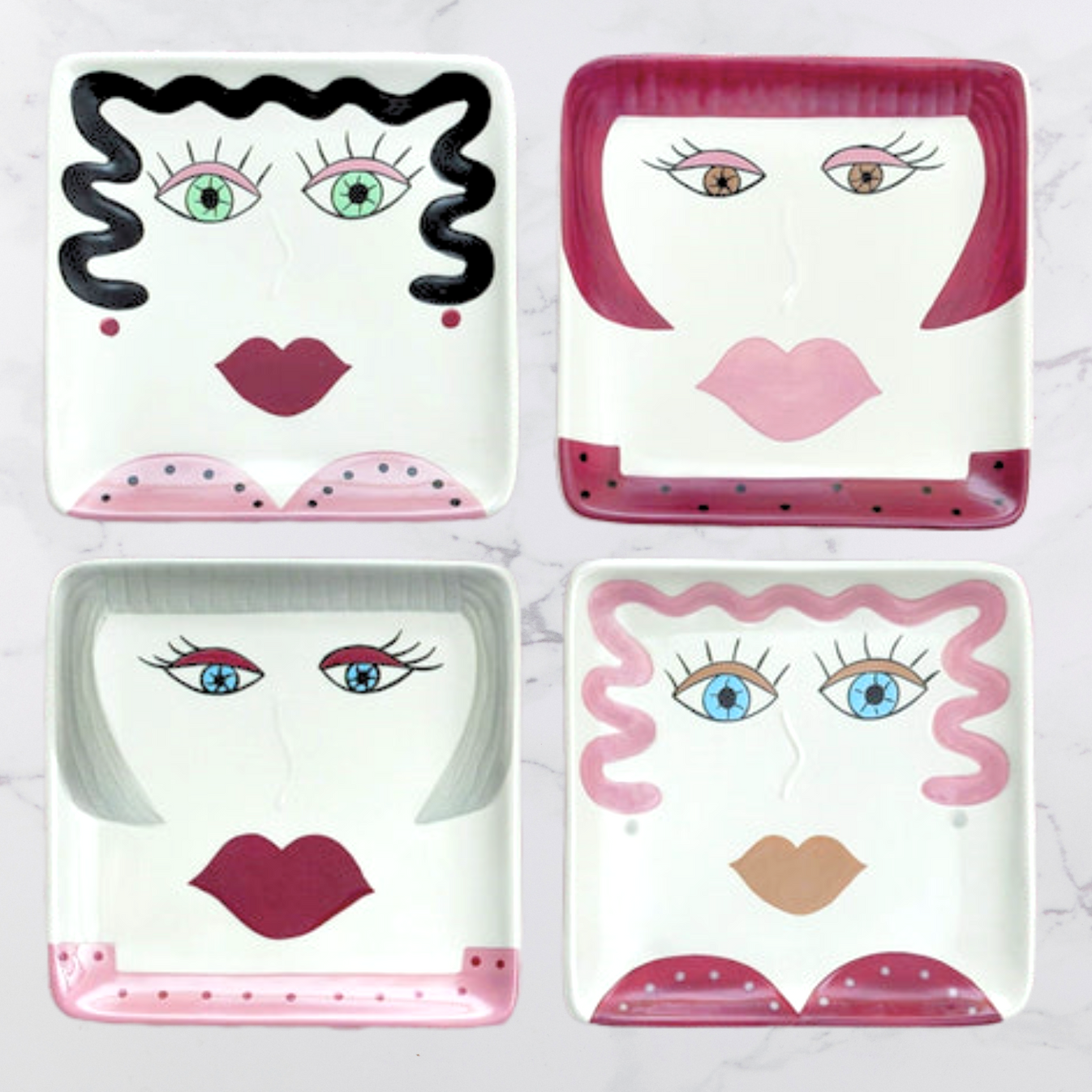 Sisters in Pink – Face Plate Set Supporting Breast Cancer Awareness ...