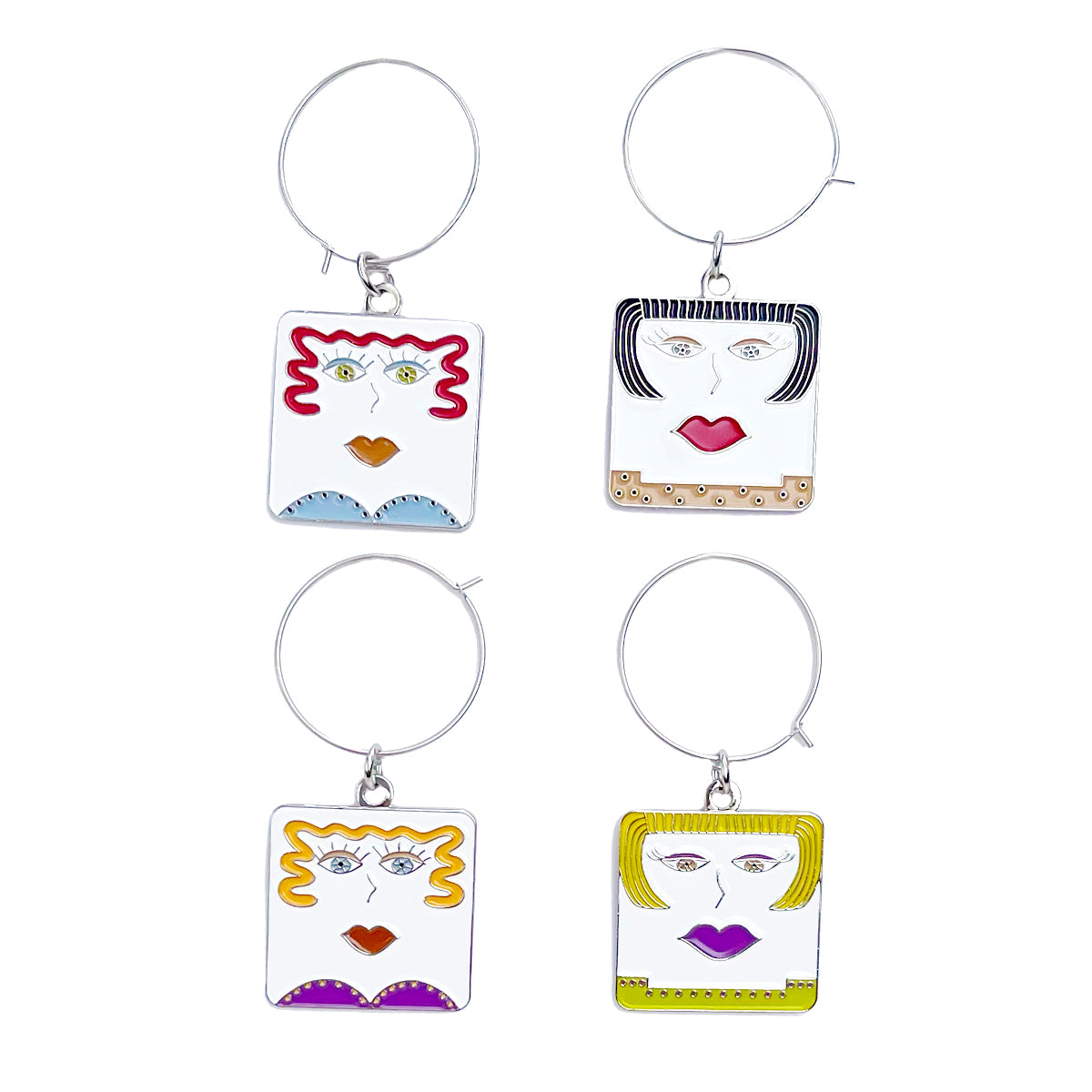 PERSONALITY PLATES™ WINE CHARMS - Sisters – Personality Plates